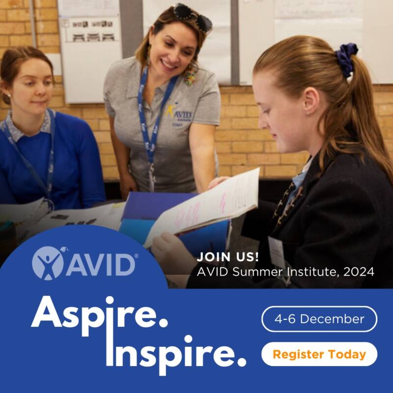 Before coming to Summer Institute 2024 – AVID Australia